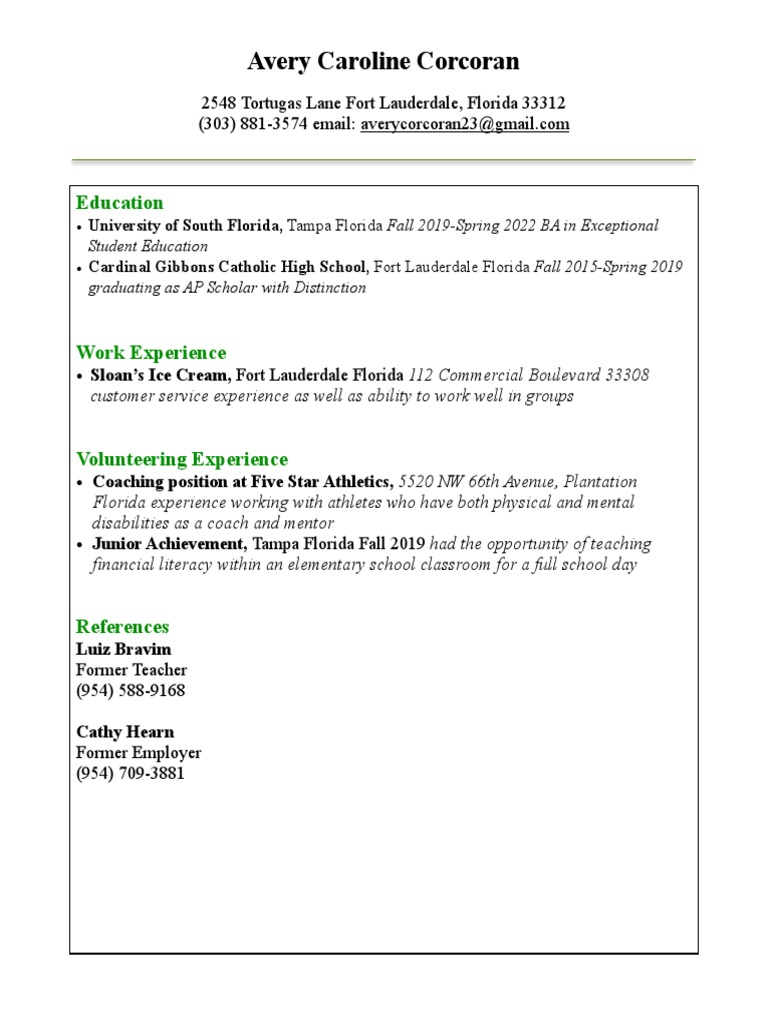 Resume Eportfolio | PDF | Career & Growth