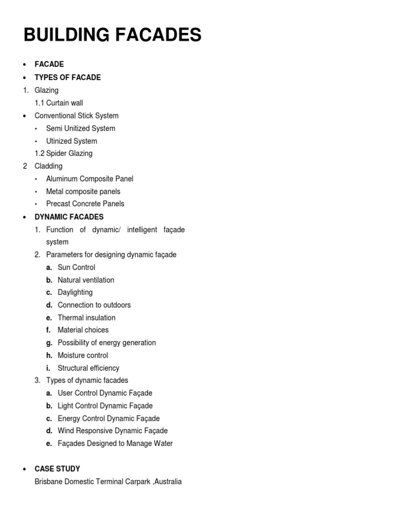 Building Facades | PDF | Building Insulation | Architectural Design