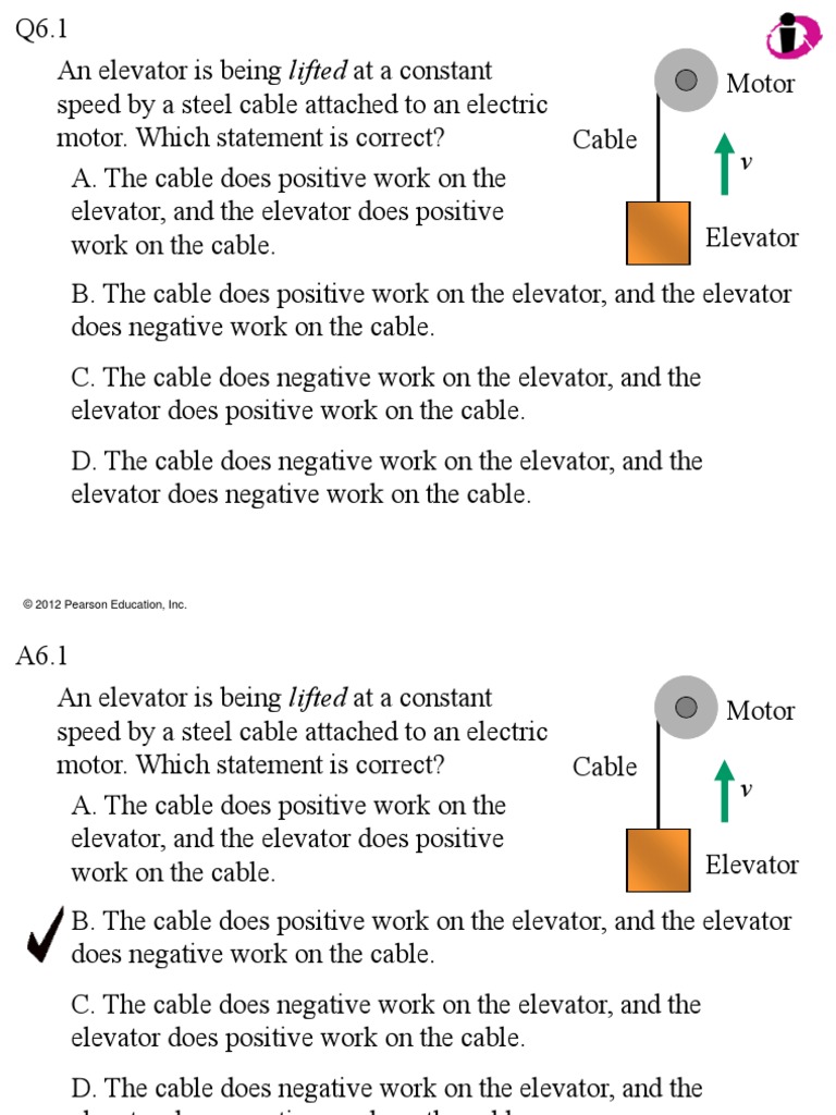 06 Clicker Questions Physics | PDF | Mass | Elevator