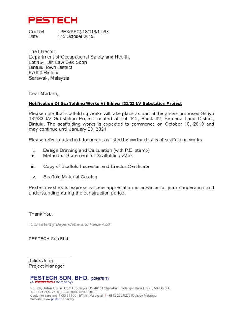 Notification Letter | PDF | Business