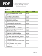 ICN Daily Round Checklist | PDF | Hygiene | Hand Washing