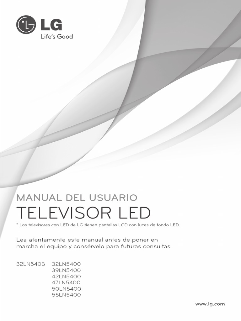 Manual TV Led LG | PDF | Enchufes y tomas de corriente alterna | USB
