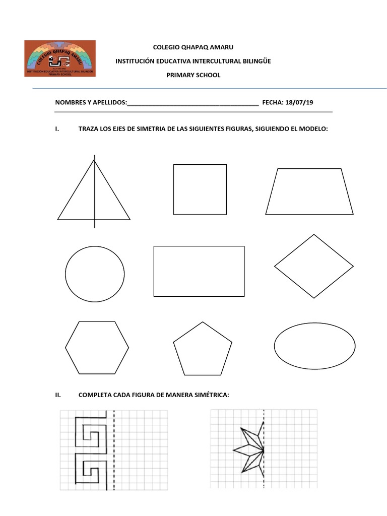 Practica Dirigida-Eje de Simetria | PDF