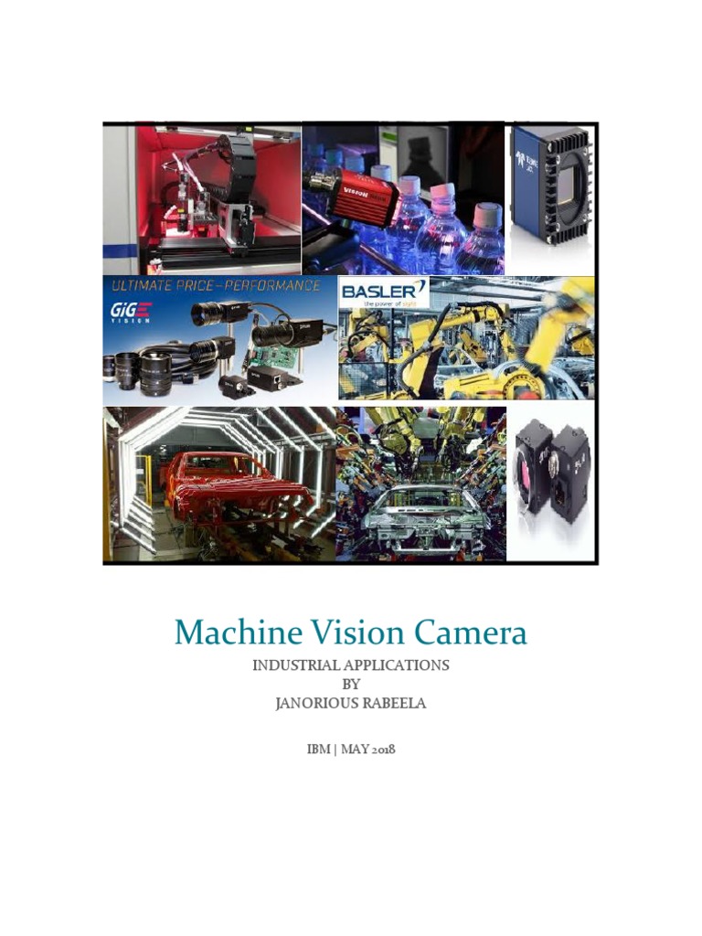 Camera For Machine Vision | PDF | Image Resolution | Image Scanner
