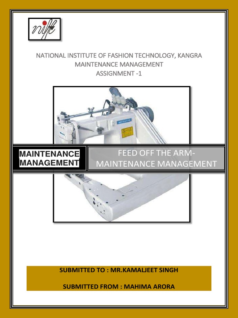 Feed of The Arm | PDF | Sewing Machine | Sewing