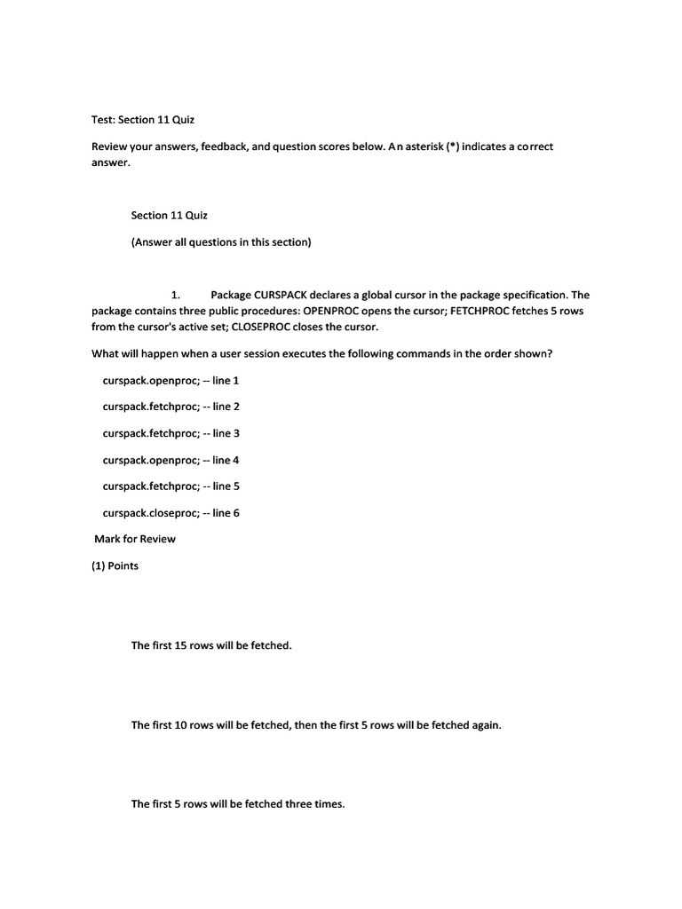 Section 11 Plsql Pdf Subroutine Pl Sql