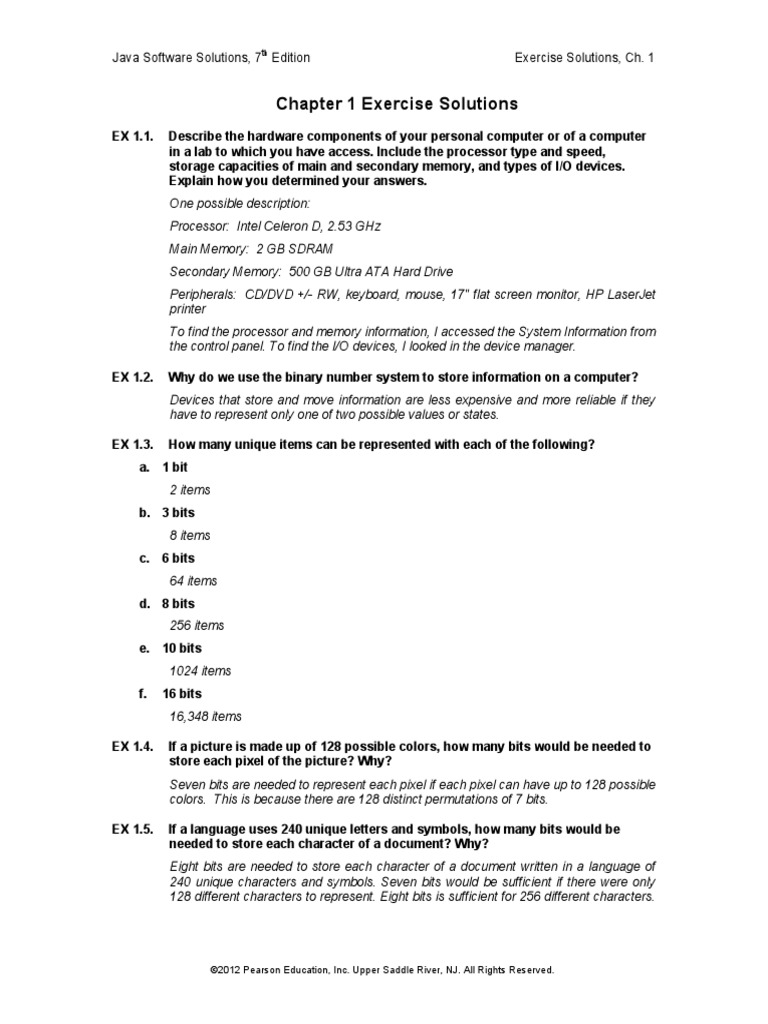 Java Software Solution 7th Edition | PDF | Random Access Memory ...