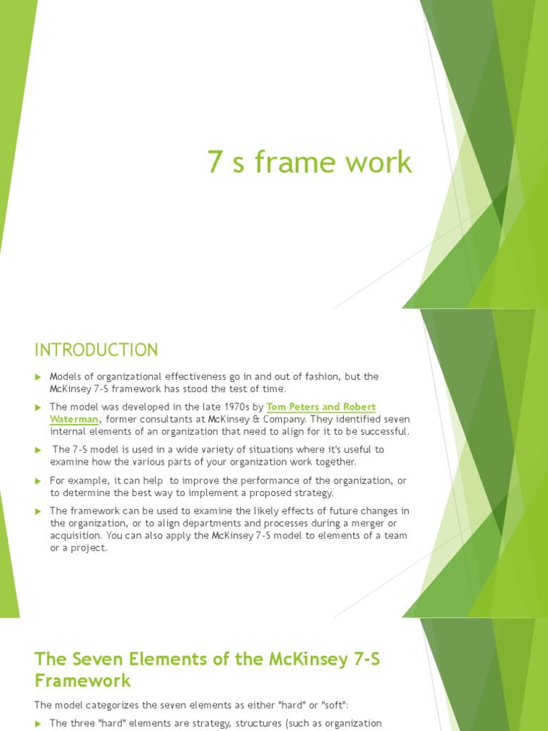 7S Framework | PDF | Organizational Culture | Leadership