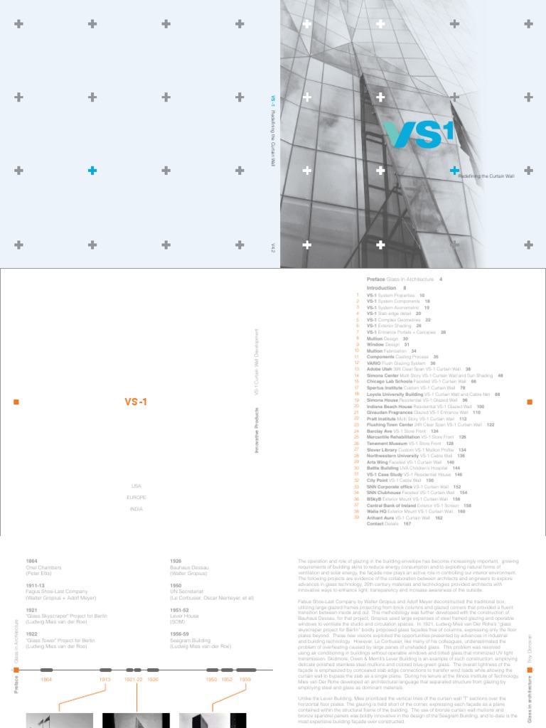 Introduction To VS1 Pinch Plate Glazing System | PDF | Window | Framing ...
