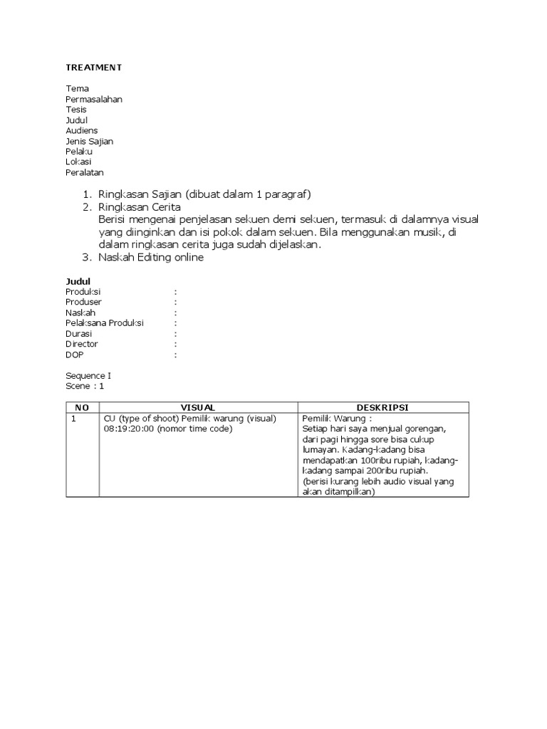 Dokumentasi Kehidupan Pemilik Warung | PDF