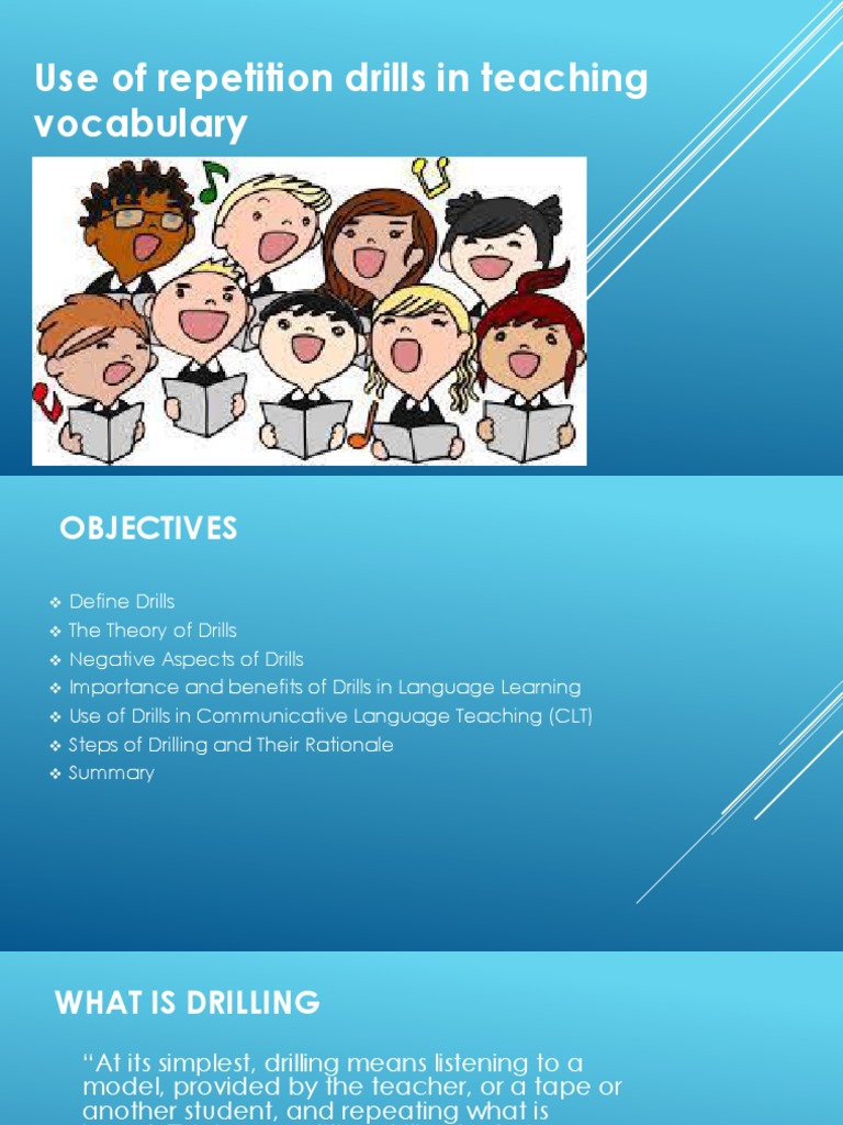 Repetition Drills in Language Teaching | PDF | Language Education ...
