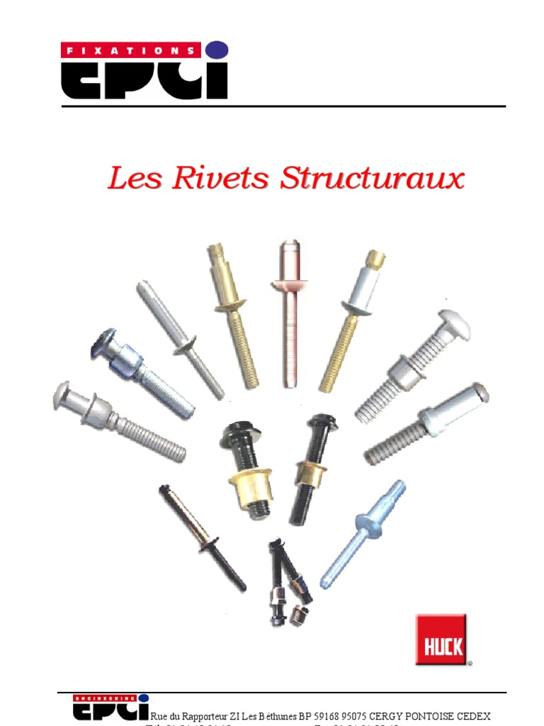 Rivets Huck | PDF | Rivet | Soudage