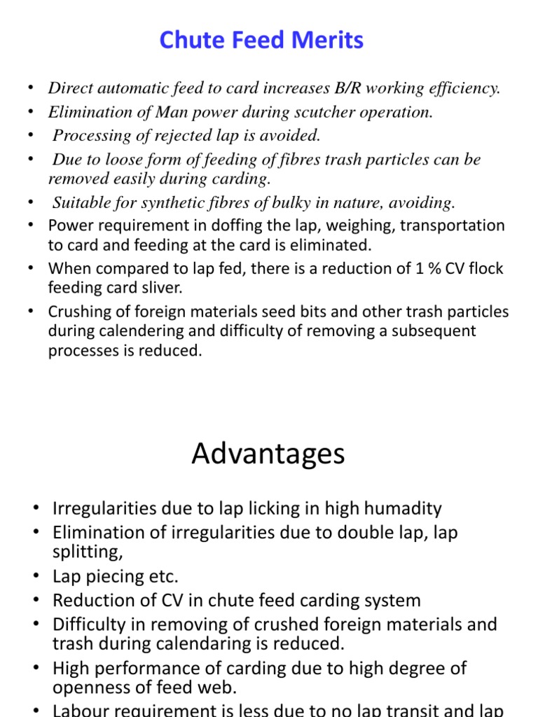 Chute Feed System Advantages and Design | PDF | Manufactured Goods ...