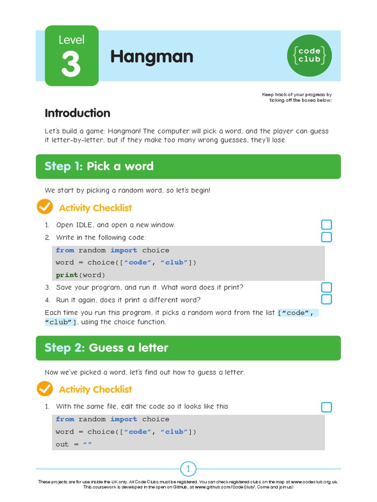 34358-05 Hangman | PDF | Software Development | Software Engineering