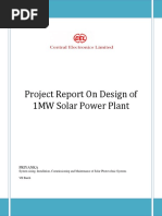 Fixed Solar Mounting Structure Drawing | PDF | Equipment