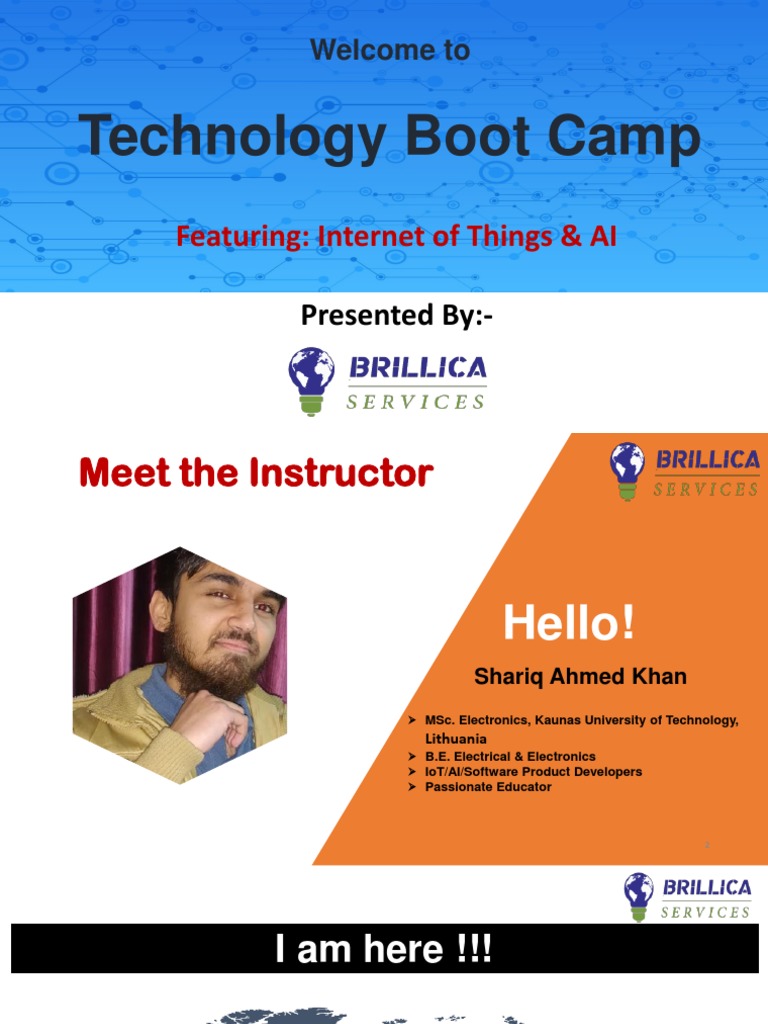 Technology Bootcamp Pdf Pdf Internet Of Things Artificial