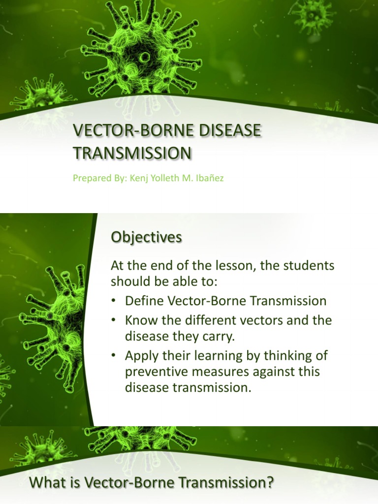 Vector-Borne Disease PPT Final | PDF | Vector (Epidemiology) | Infection