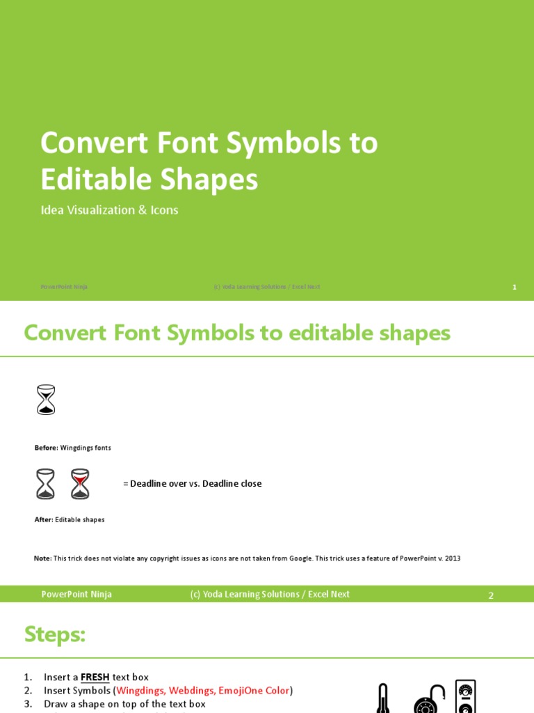 04 - Convert Symbols To Editable Shapes | PDF