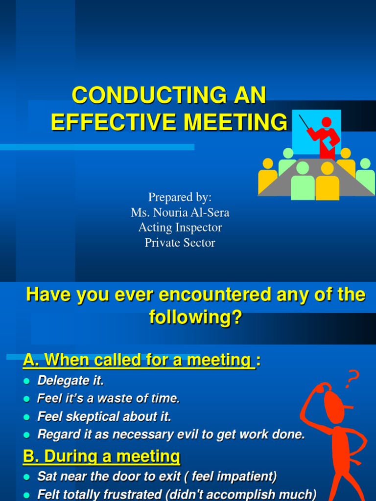 Effective Meeting | PDF | Brainstorming | Information