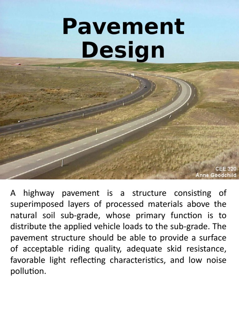 Lec 8 Pavement Design | PDF | Road Surface | Concrete