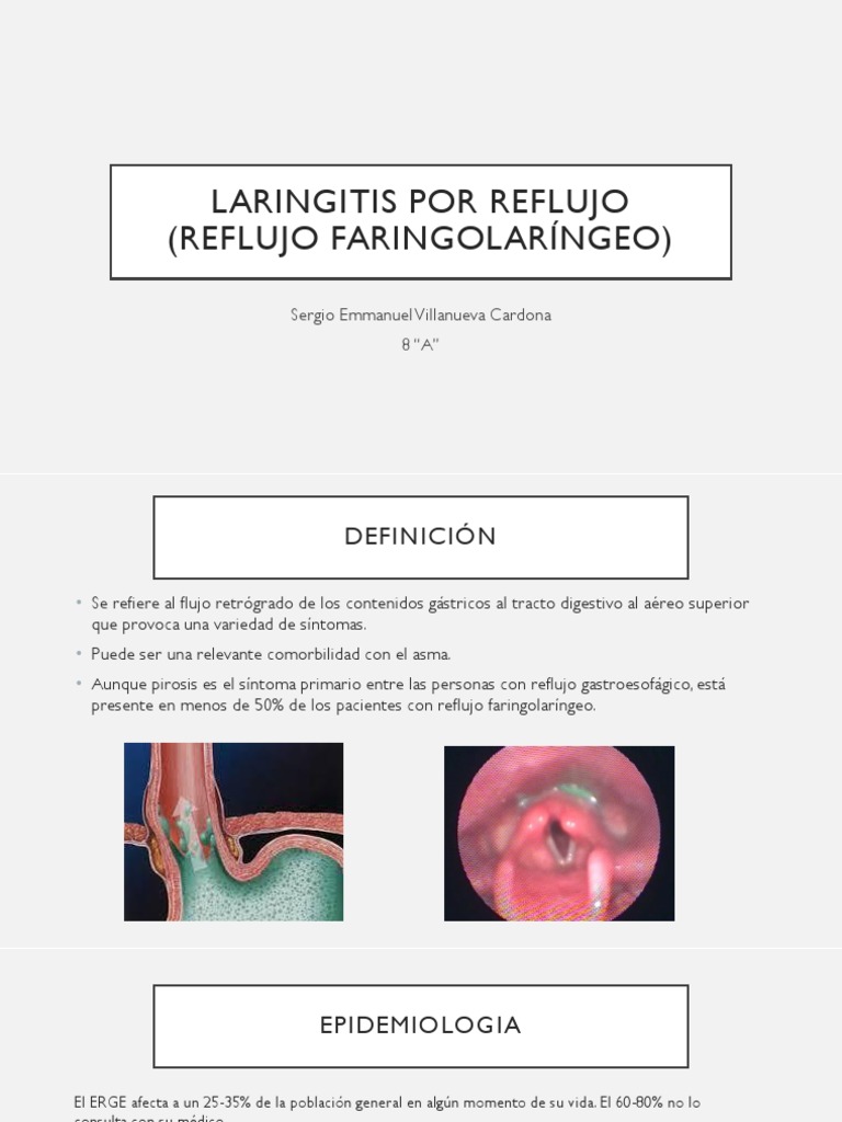 Laringitis Por Reflujo (Reflujo Faringolaríngeo) | PDF | La enfermedad ...
