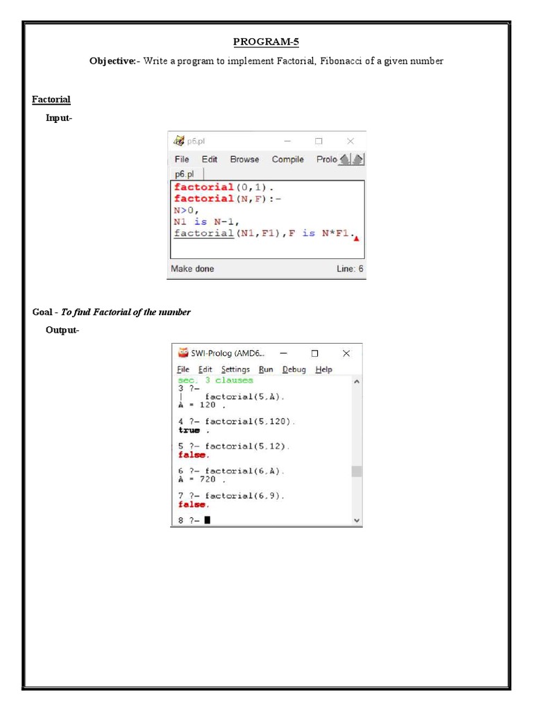 Objective:-Write A Program To Program-5 Write A Program To Implement ...