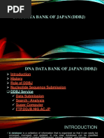 Overview of DDBJ Database Functions | PDF | Dna Sequencing | National ...
