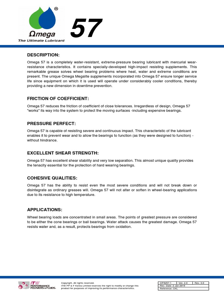 Omega 57 | Download Free PDF | Dangerous Goods | Toxicity