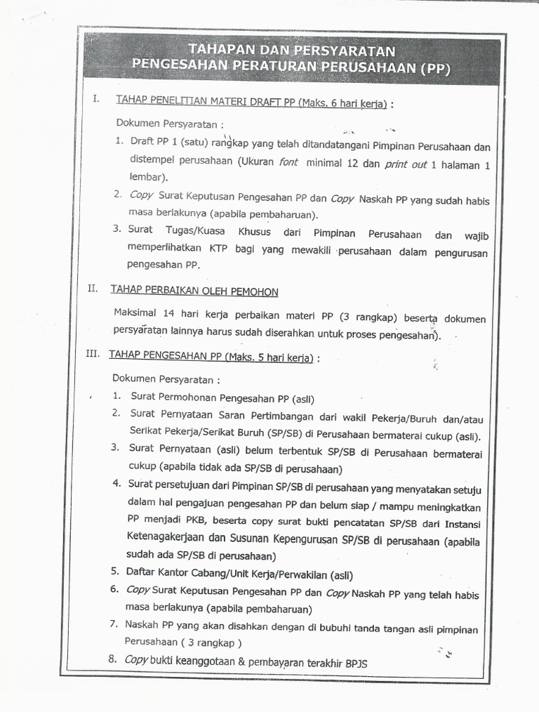 Permohonan Pengesahan PP PDF | PDF