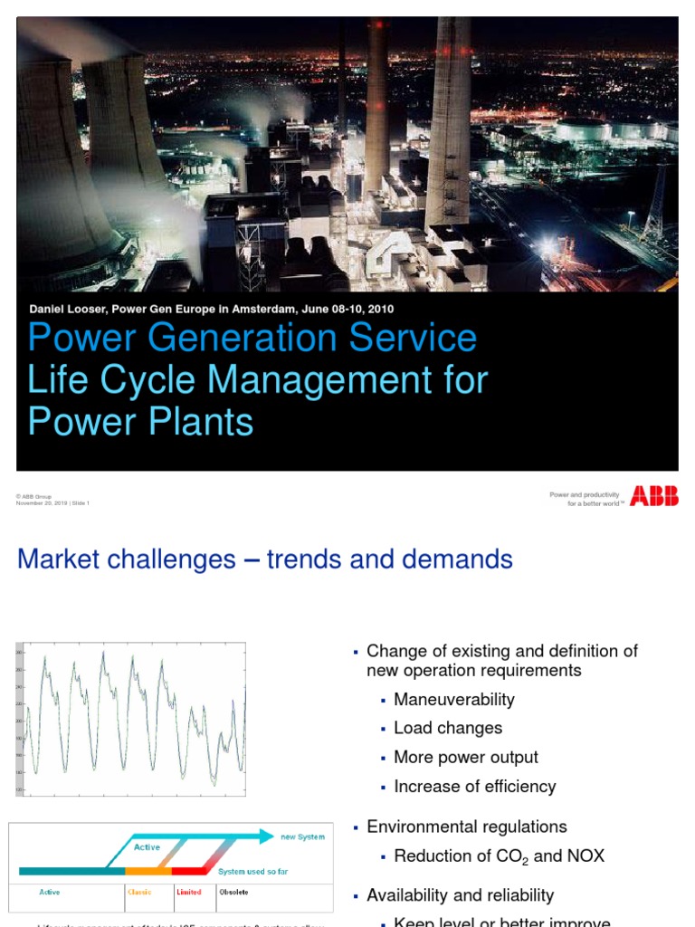 Power Generation Service: Life Cycle Management For Power Plants | PDF ...