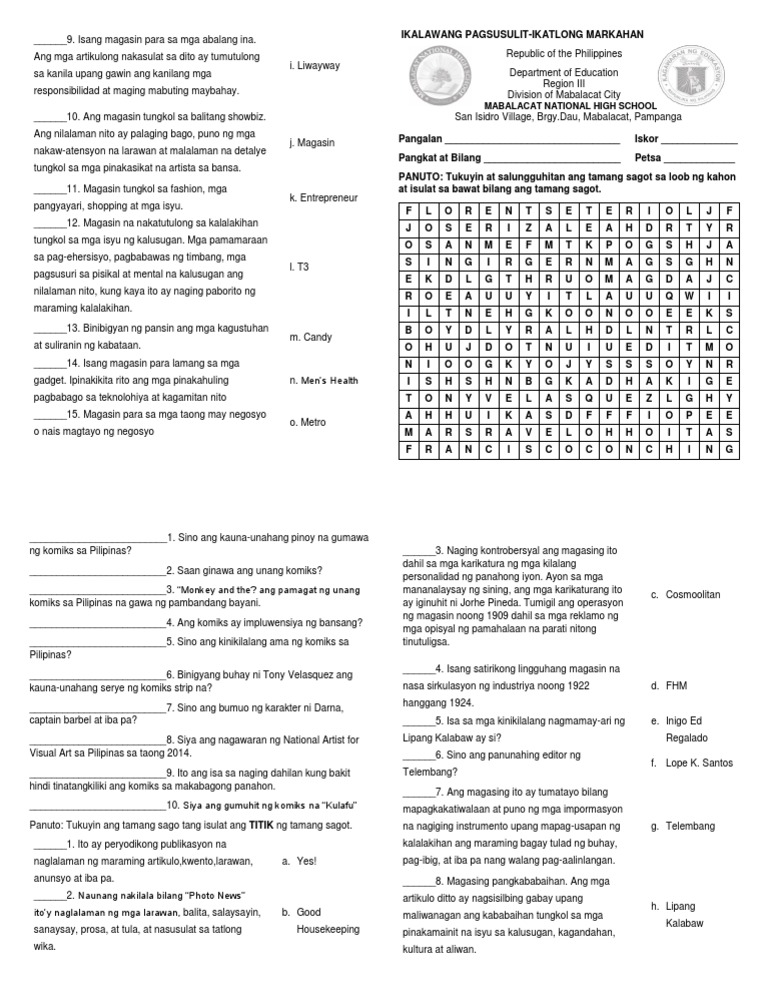 IKALAWANG PAGSUSULIT-komiksXmagasin | PDF