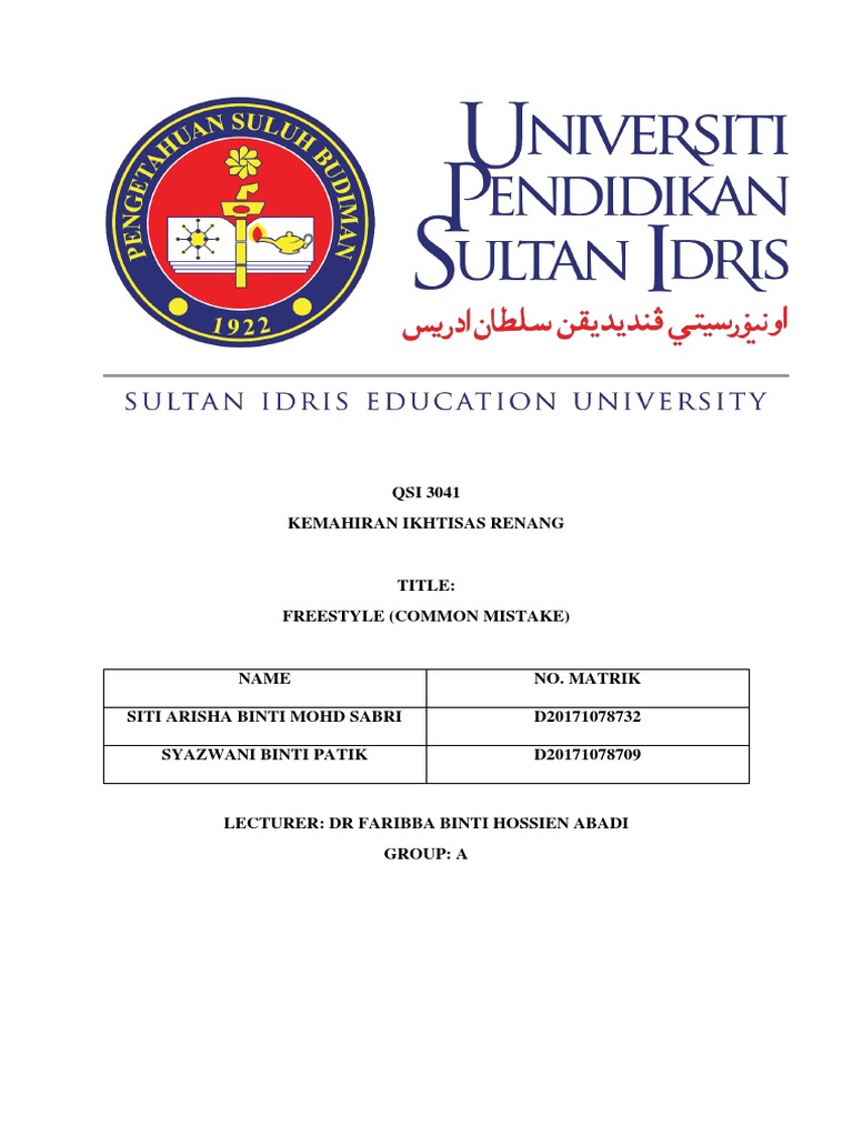 Swimming Report | PDF | Swimming (Sport) | Swimming