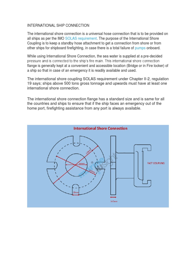 International Ship Connection | PDF