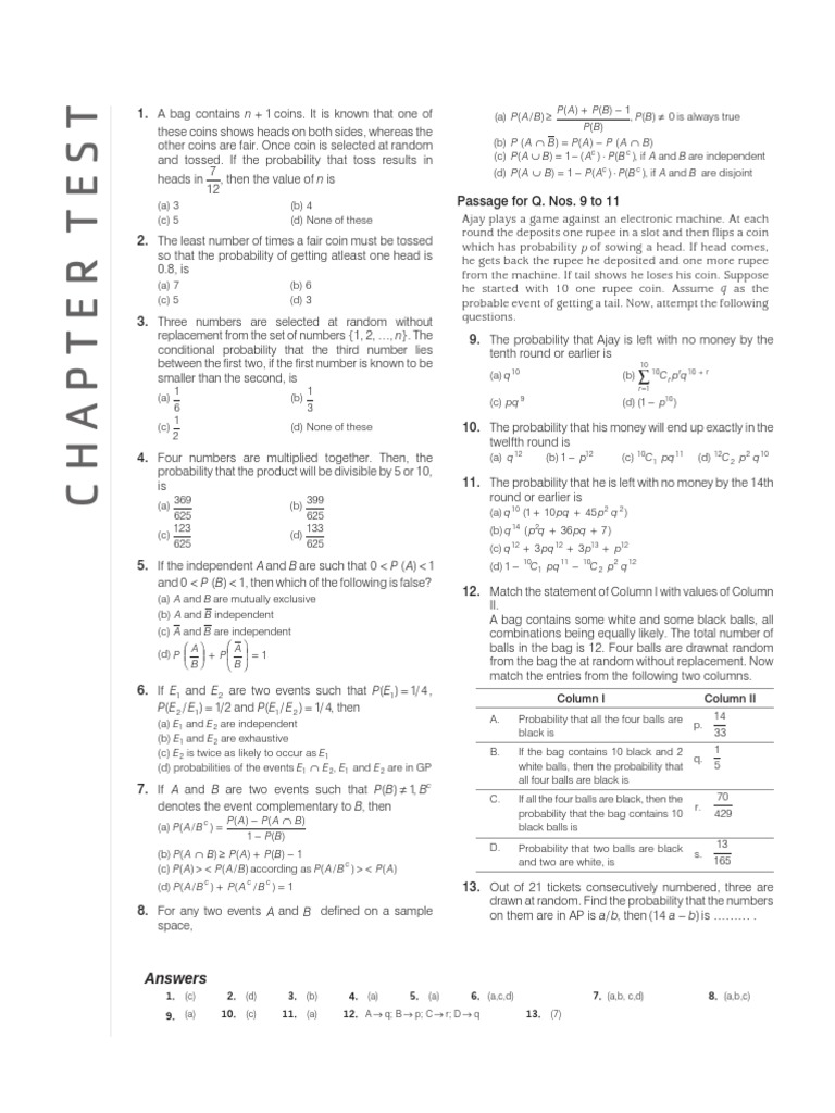 PA PB PB B PA PA B B A PB B PA PB: Answers | PDF | Teaching Mathematics