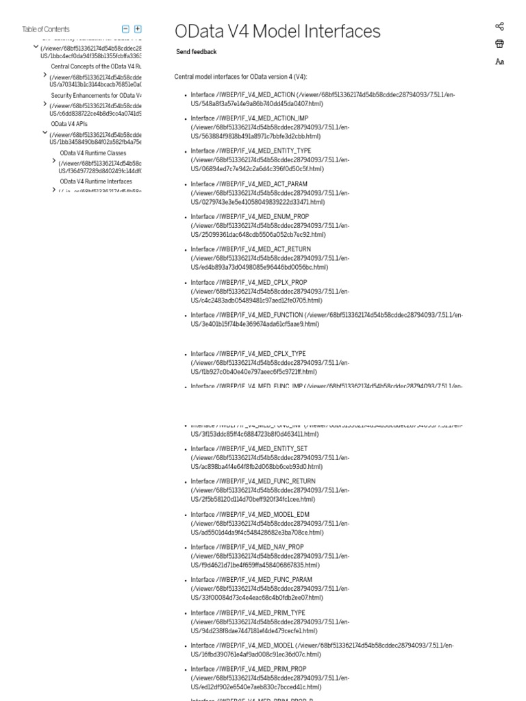 OData V4 Model Interfaces | PDF | World Wide Web | Internet & Web