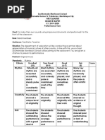 Wfes Talent Showcase Audition Rubric PDF | PDF | Audition | Performing Arts