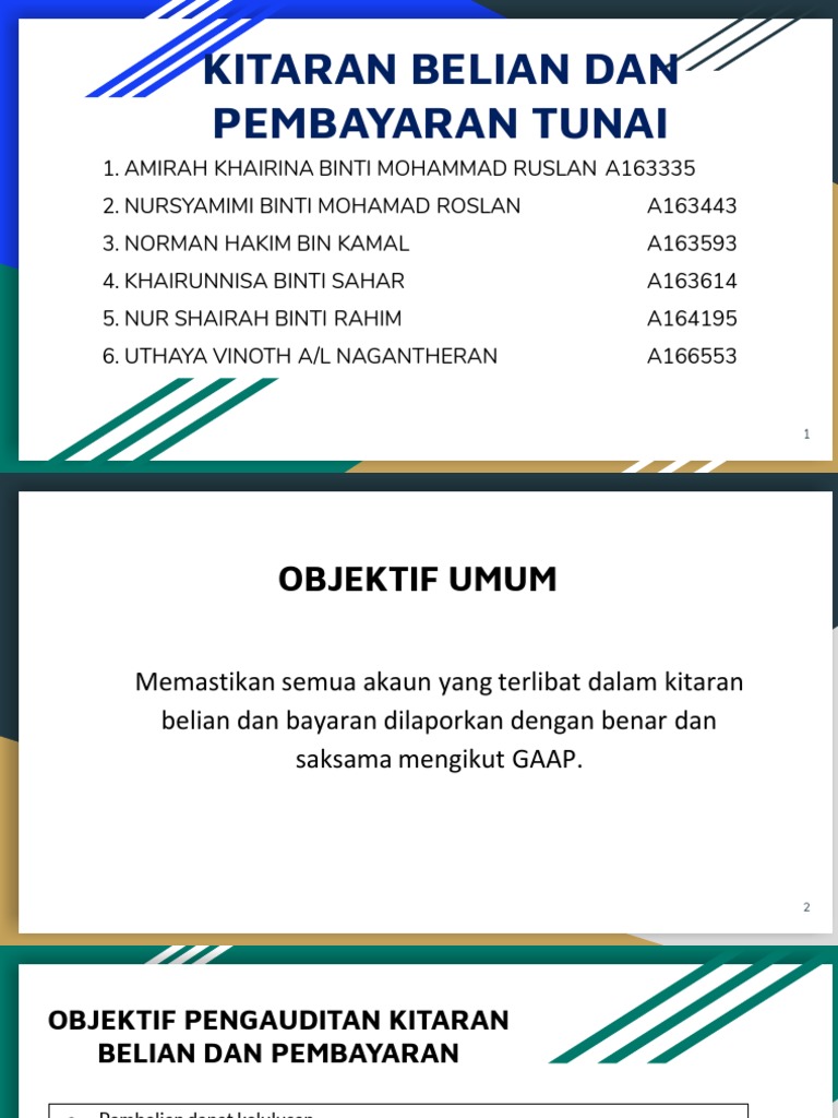 Kitaran Belian Dan Pembayaran Tunai | PDF