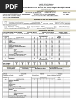 Form 137 Blank | PDF | Learning | Behavior Modification