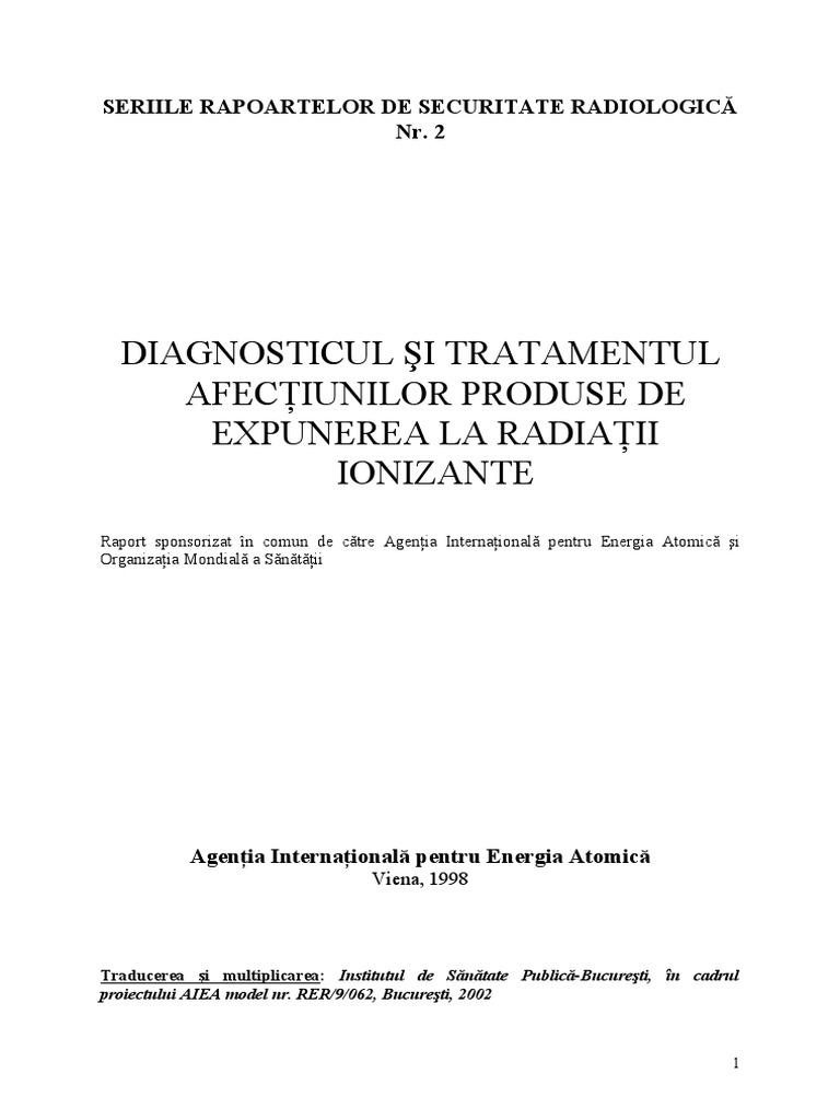 Expunere Radiatii Ionizante PDF | PDF
