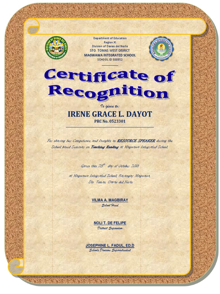 Cert of Commendation | PDF