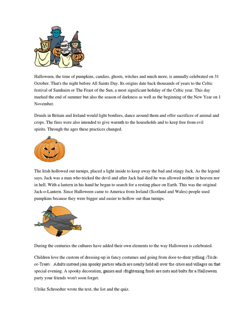 Halloween: History and Traditions | PDF | Halloween | Traditions