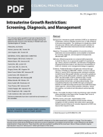 Guidelines for SGA and FGR Management | PDF | Fetus | Prenatal Development