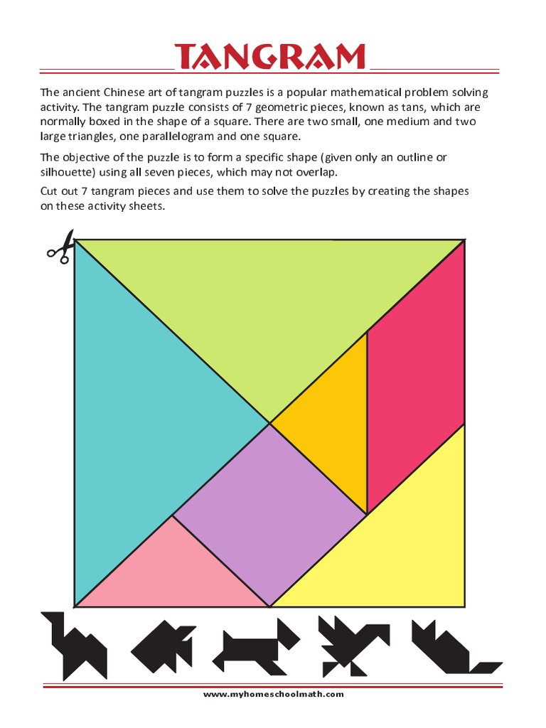 Tangram Animals | PDF | Organisms | Nature