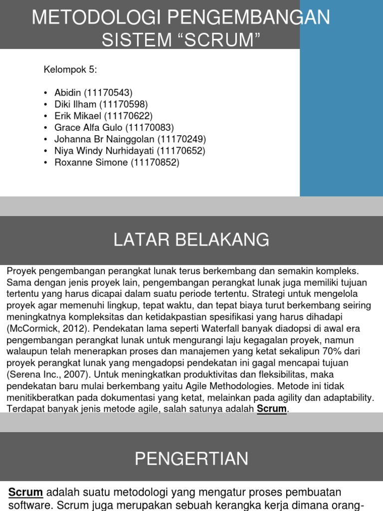 Panduan Scrum untuk Pengembang | PDF | Komputer