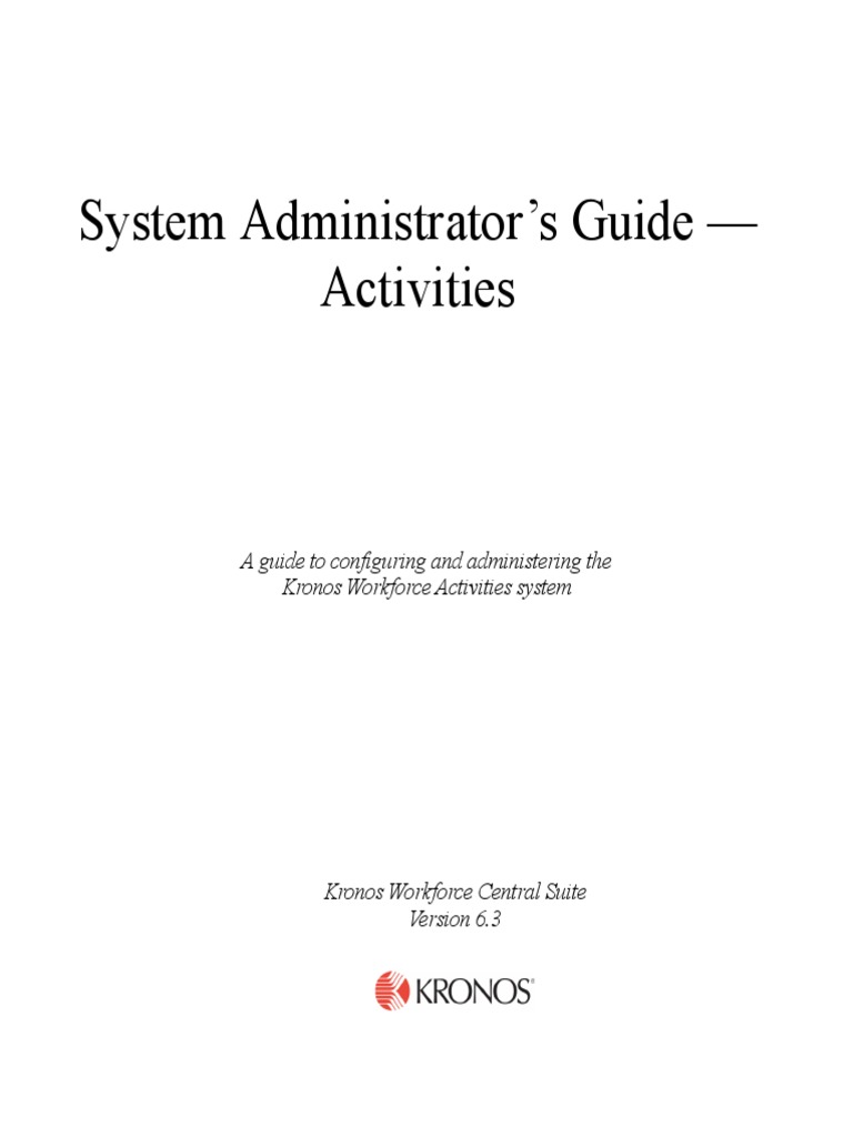 Activities-System Admin Guide | PDF | Online And Offline | Scrap