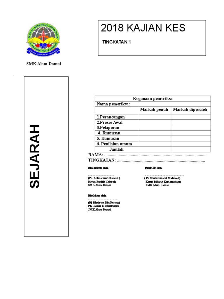 Cover Kajian Kes 2018 | PDF