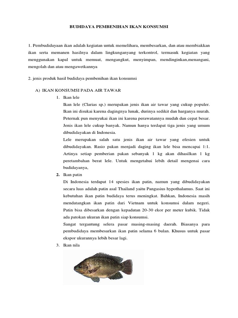 Budidaya Ikan | PDF | Griya & Taman | Kesehatan Holistik