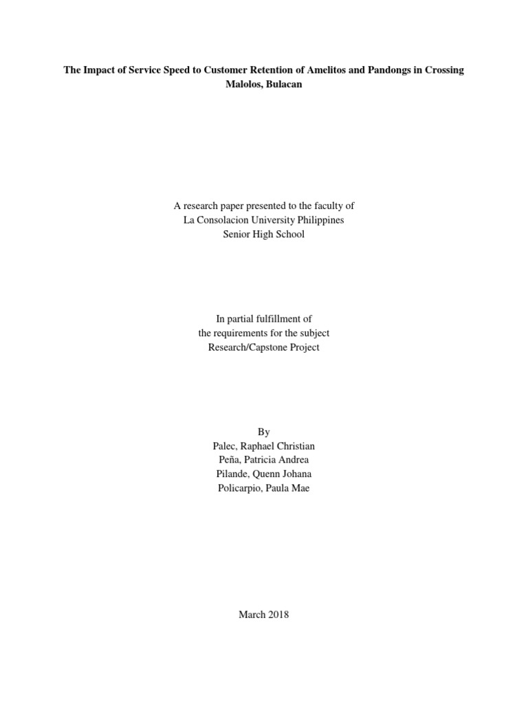 IMRaD Template Revised | PDF | Customer Satisfaction | Employee Retention