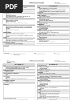 Tyre Inspection Checklist | PDF