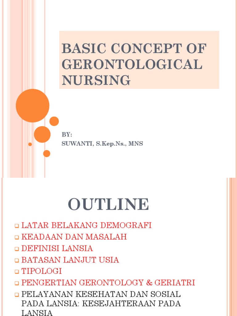 Konsep Dasar Keperawatan Gerontologi | PDF